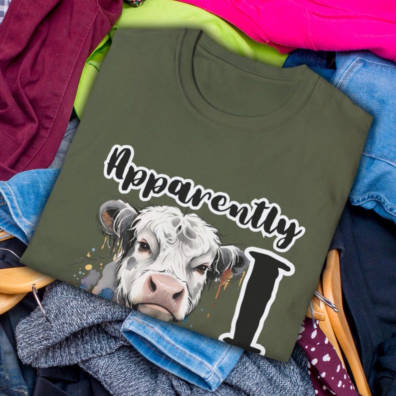 Judgemental Highland Cow T-shirt | Funny Attitude Cow Lover Gift - Etsy