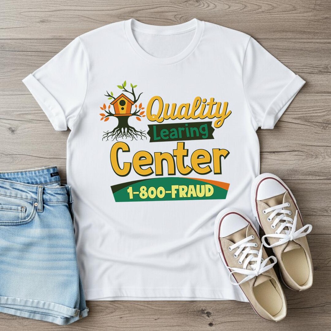 Quality Learning Center School Quote Shirt PNG, Funny Education T-shirt ...