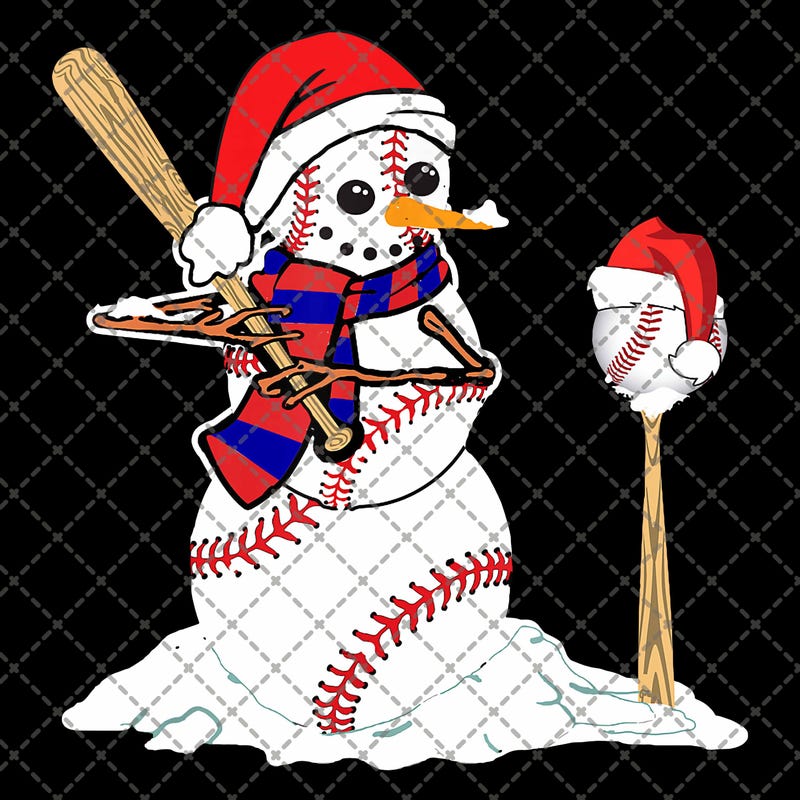 Baseball Christmas Svg - Etsy
