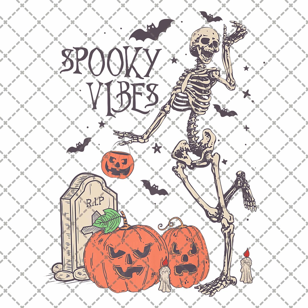 Fall Skeleton Halloween Png, Funny Dancing Skeleton Png, Fall Vibes Png ...