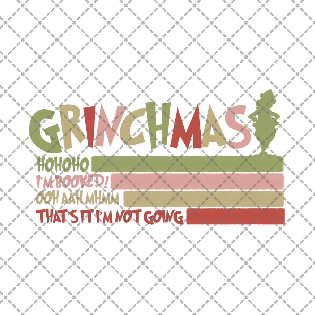 Grinchmas Season Png, Christmas Vibes Png, Christmas Movie Png ...