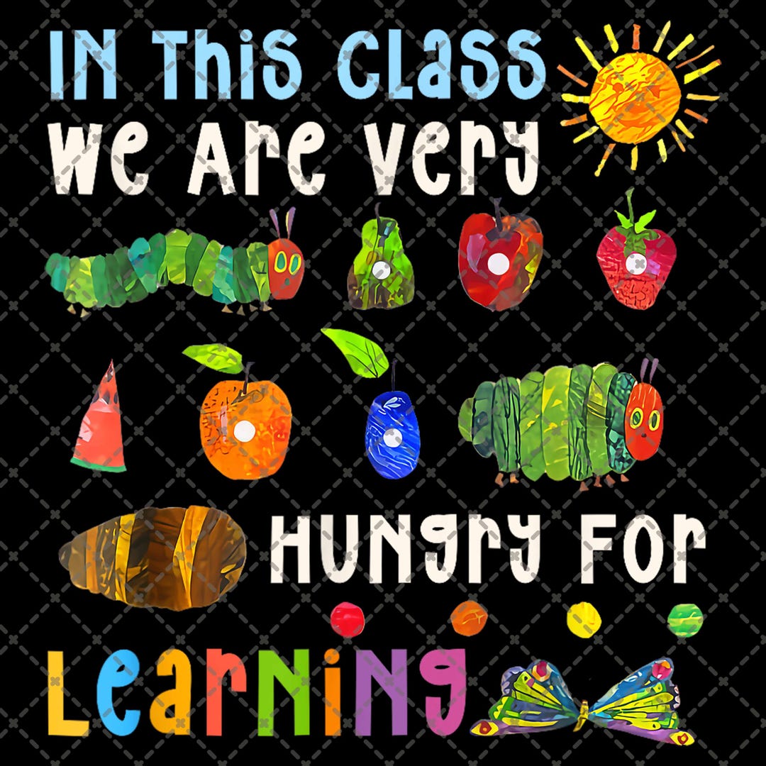 We Are Hungry for Learning Png, Back to School Png, Book Lover Png, Funny Teacher Png, Teacher ...