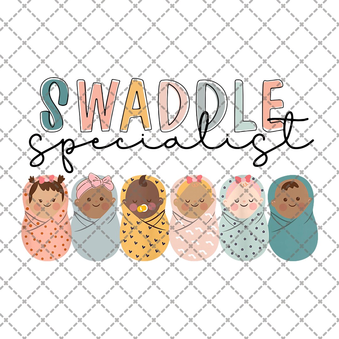Swaddle Specialist Png, NICU Mother Png, Baby Nurse Png, Tech Neonatal ...