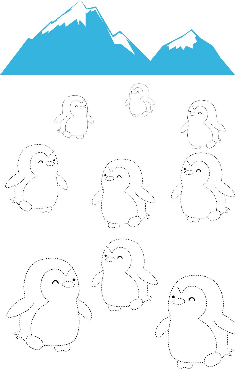 Fun Line Art for Kids – Printable Drawing Book - Etsy