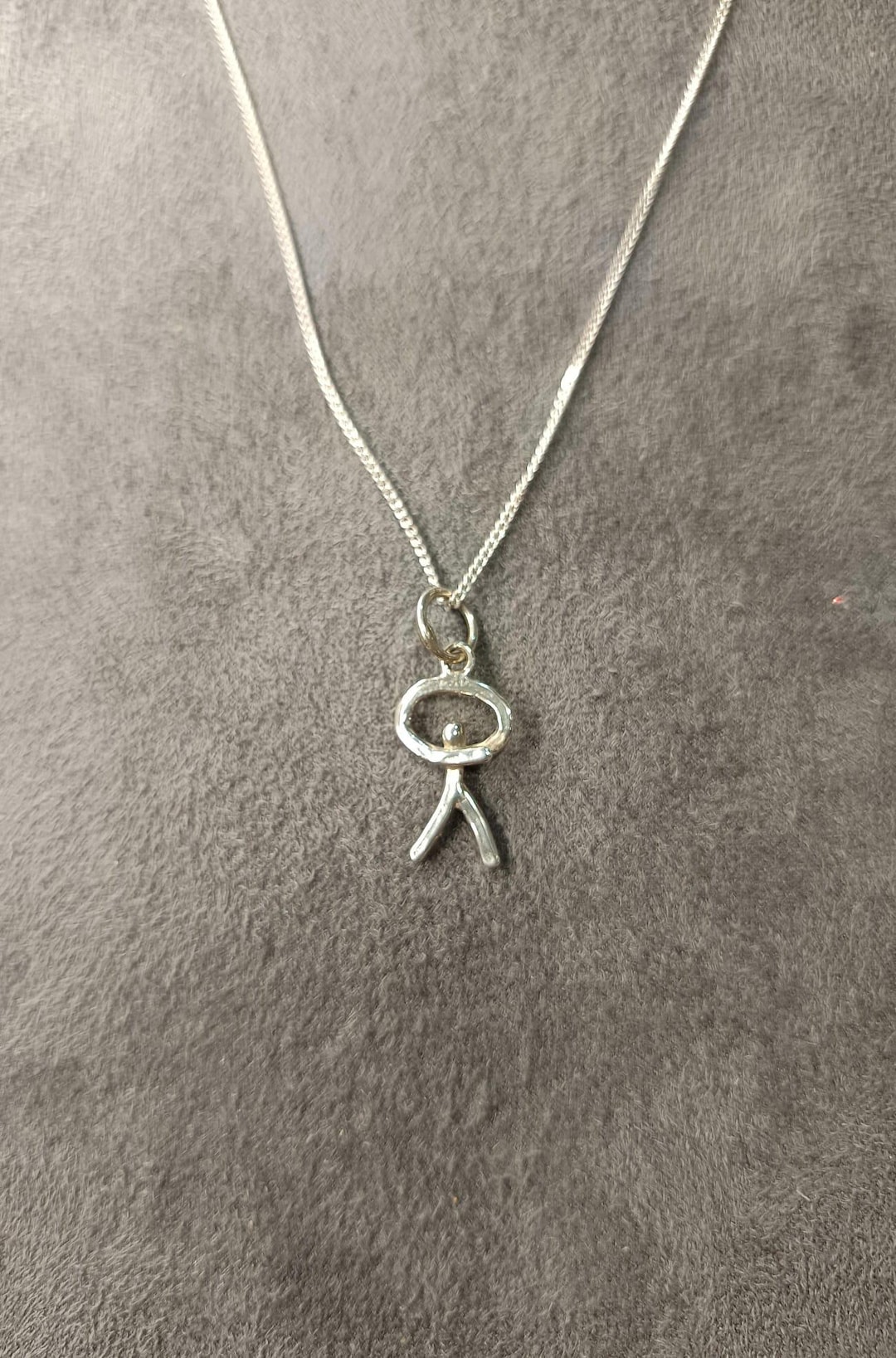 Sterling Silver Indalo Man Charm Necklace Luck Protection Prosperity ...