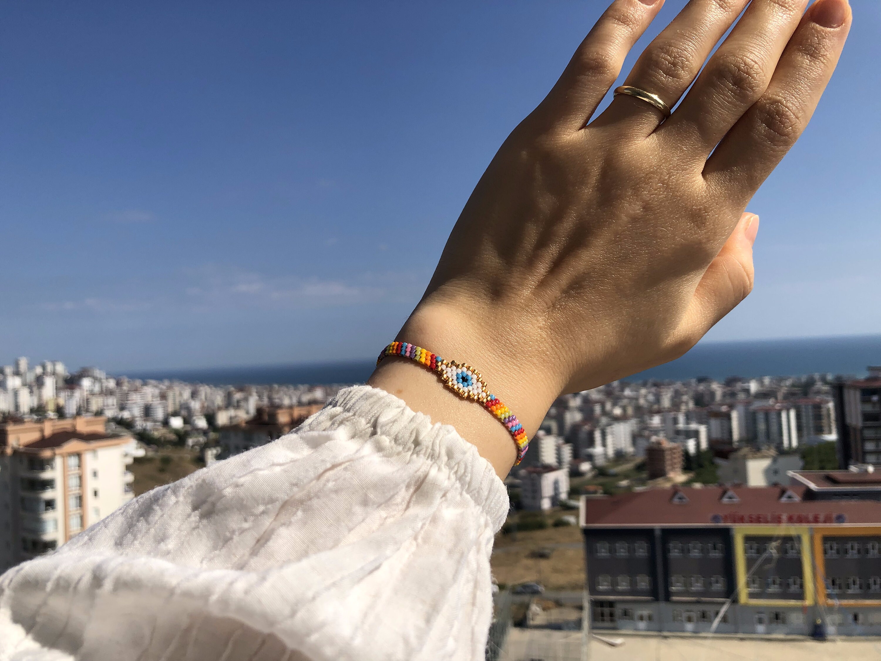 Red String Evil Eye Good Luck Bracelet With Miyuki - Etsy