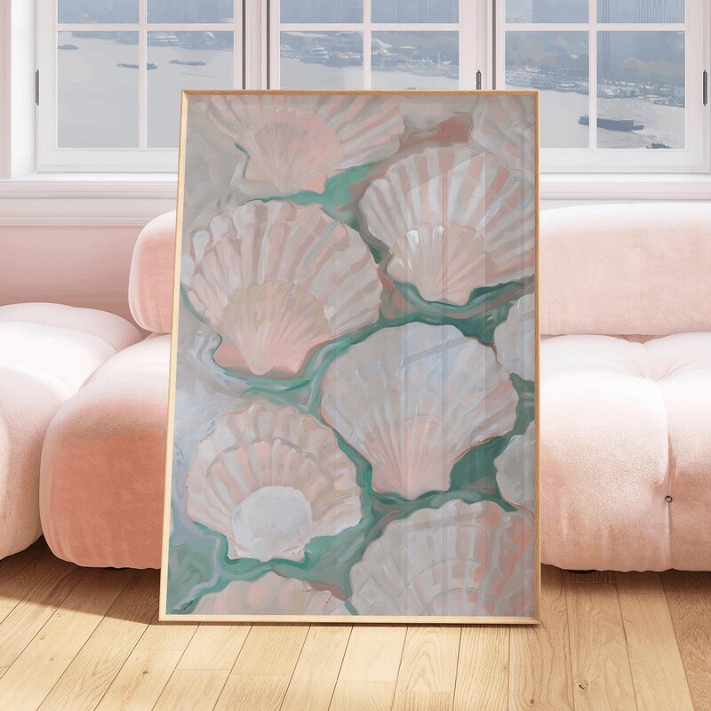 Shell Art Print - Etsy