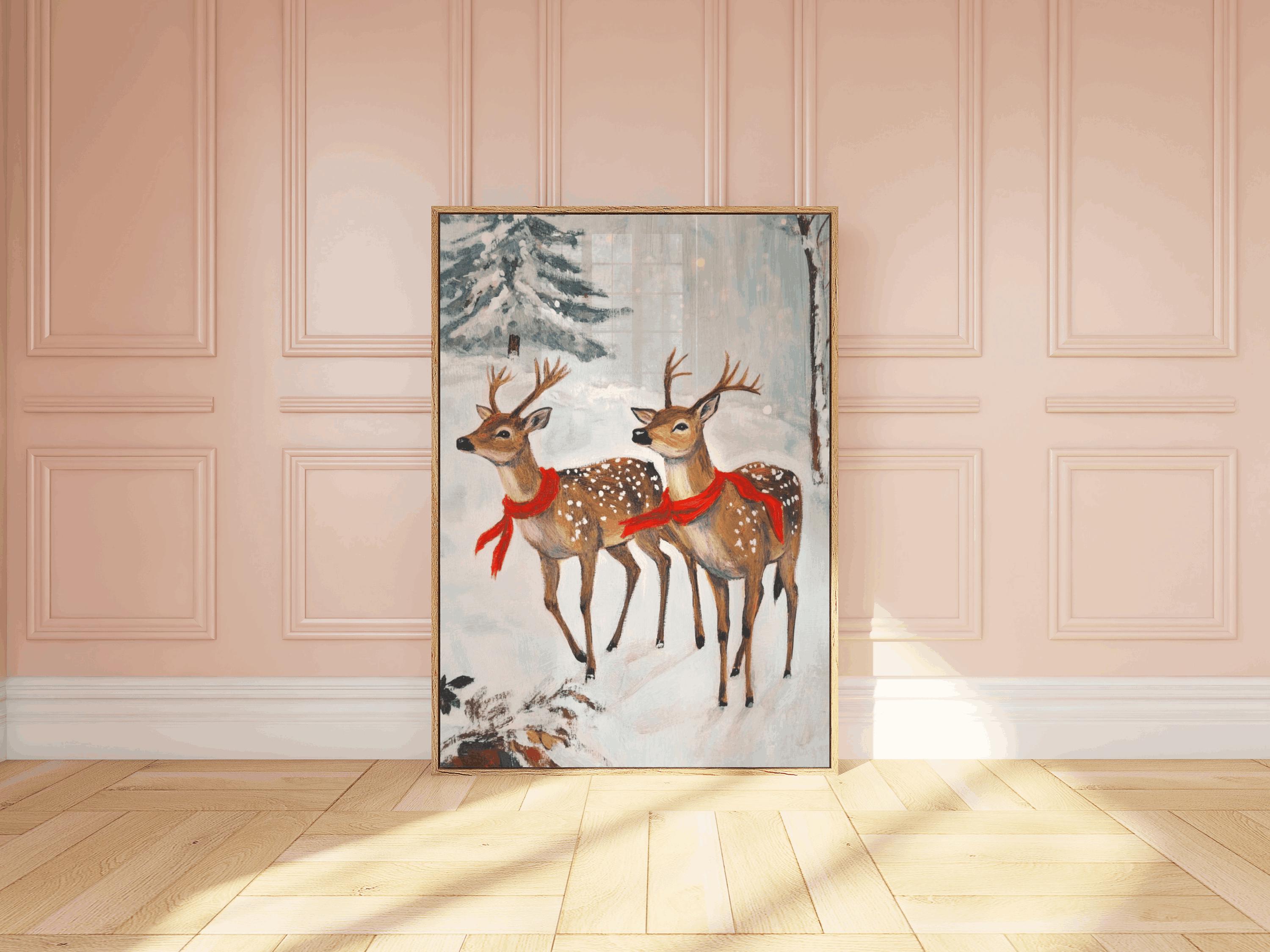 Christmas Print Set of 6, Christmas Digital Prints for Gallery Wall ...