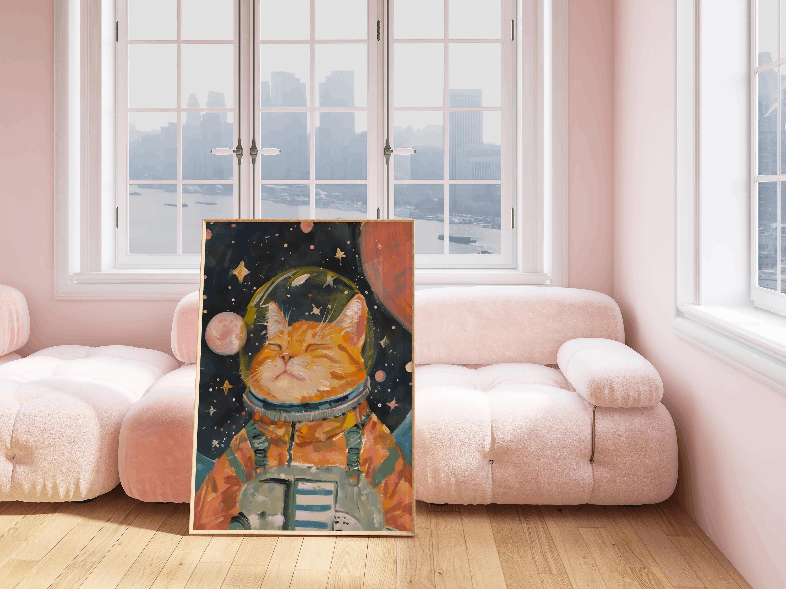 Eclectic Orange Tabby Nasa Space Cat, Eclectic Gallery, Space Cat ...