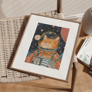Eclectic Orange Tabby Nasa Space Cat, Eclectic Gallery, Space Cat ...