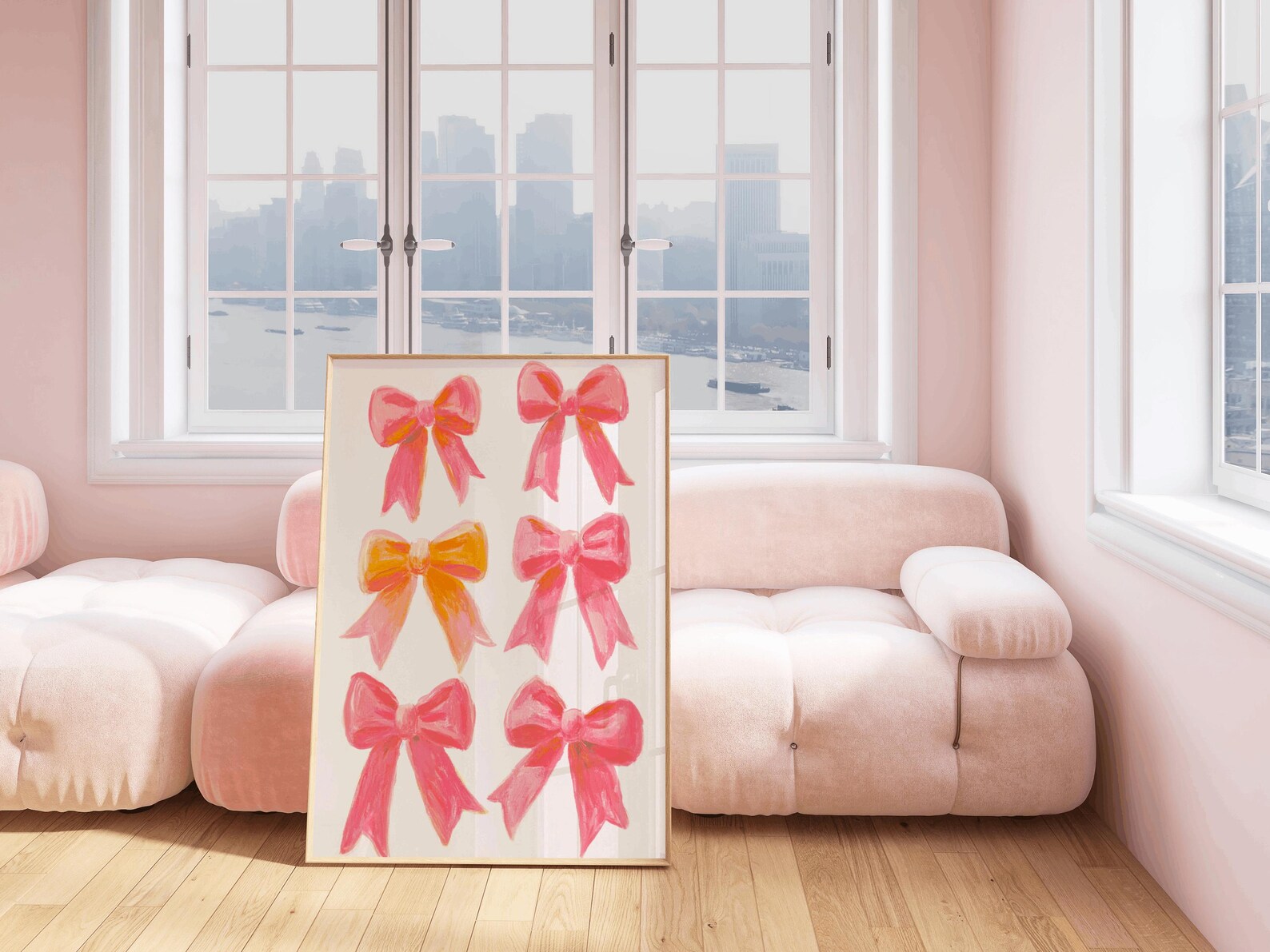 Set of 3 Bow Art Print, Coquette Room Decor Aesthetic, Girly Posters ...