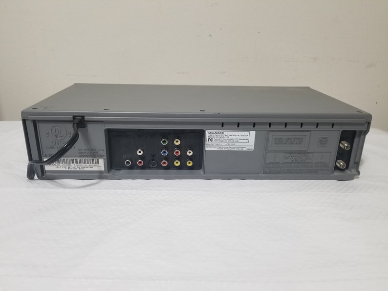Magnavox MWD2205 VCR DVD Combo Player With Remote - 1 Year Warranty - Etsy