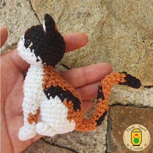 Sabi the Tiny Calico Cat PDF Pattern EN-FR - Etsy