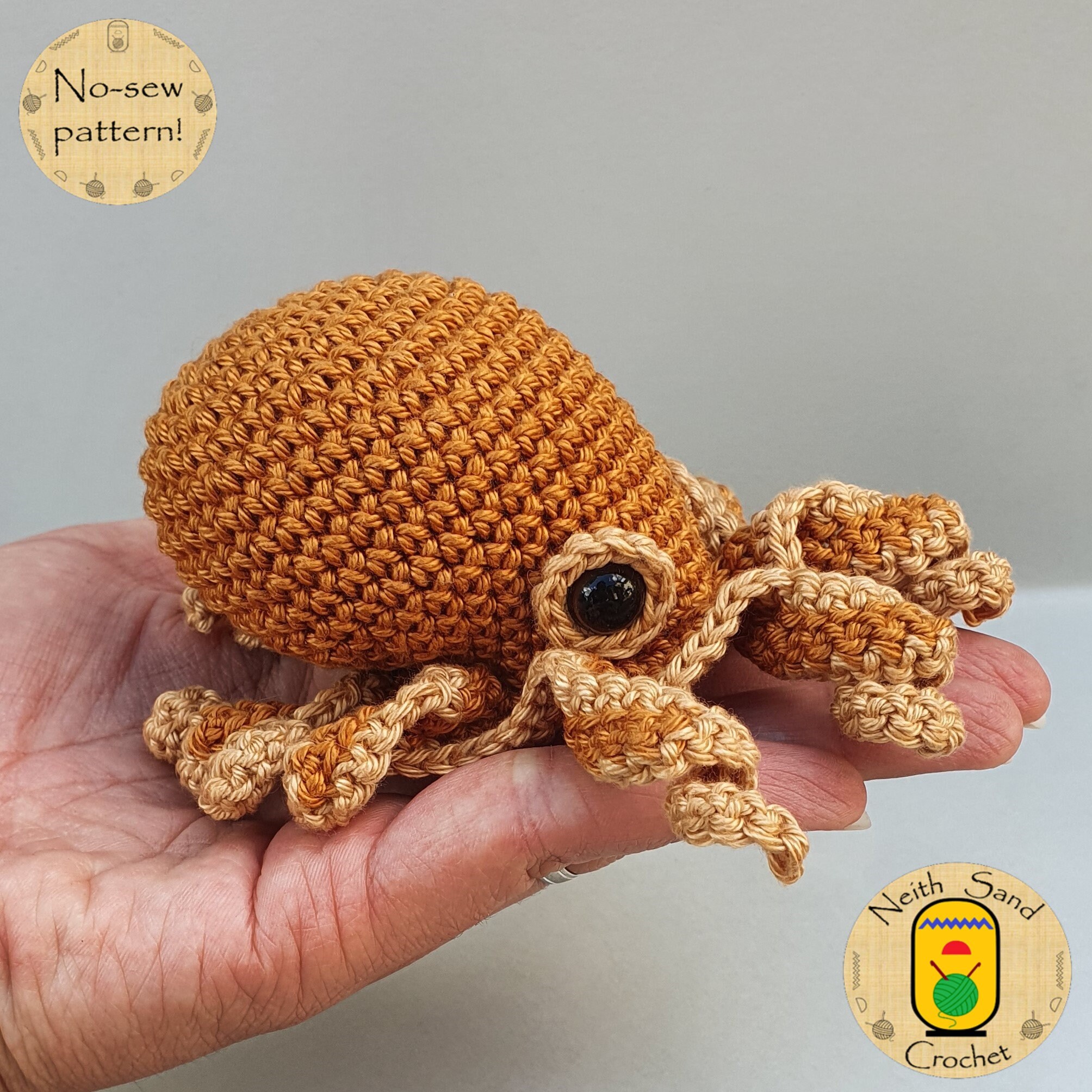 Tako the Octopus No-sew Amigurumi PDF Pattern - Etsy