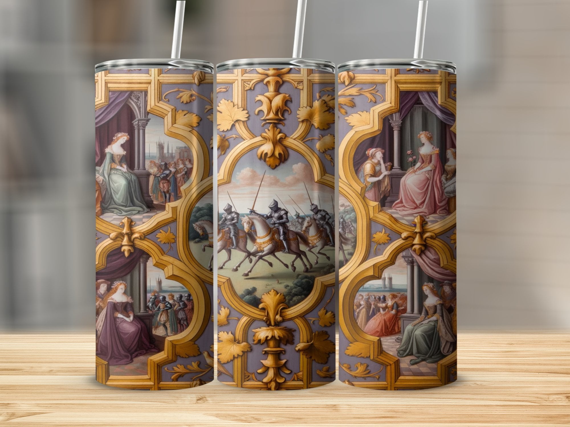 Renaissance Tumbler Design Bundle, Sublimation Design Bundle ...