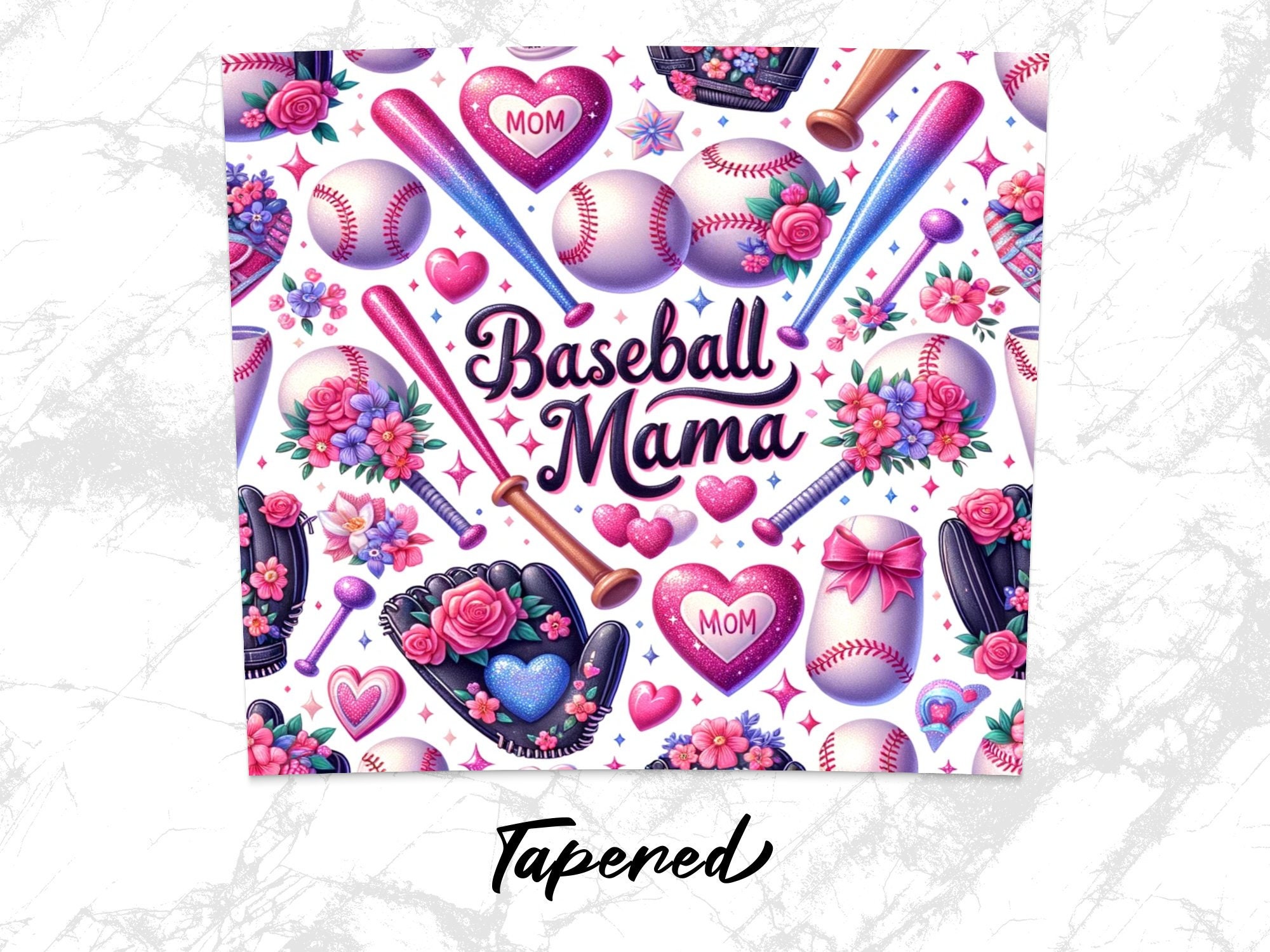 Baseball Mom Sublimation Tumbler Design, Instant Download. - Etsy