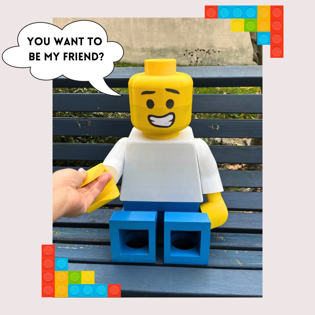 Large Scale LEGO MAN Giant Movable Lego Man Figure 60 Cm/ 23,62 Inches ...