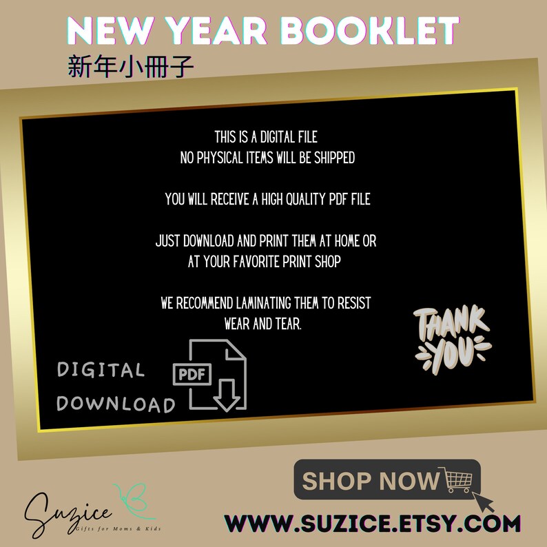 Mandarin Chinese New Year Booklet Learn English Chinese Culture Zodiac ...