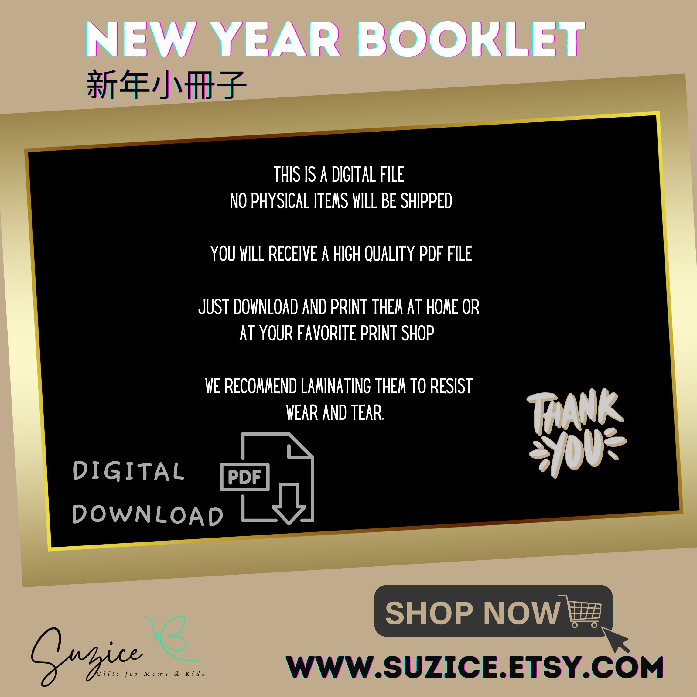 Mandarin Chinese New Year Booklet Learn English Chinese Culture Zodiac ...