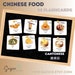 Chinese Food Flashcards to Educate Kids Toddlers to Write Read - Etsy ...