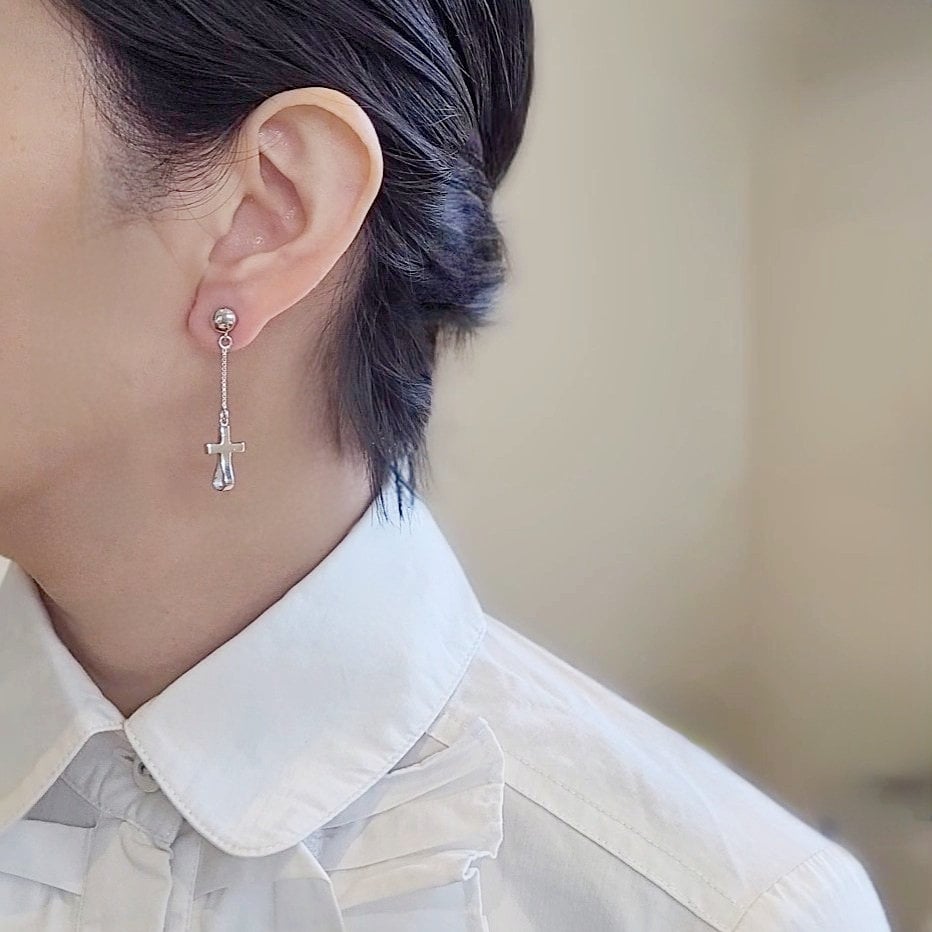 Male Symbols Earring Female Signs Dangling Sterling Silver 925 Unique ...