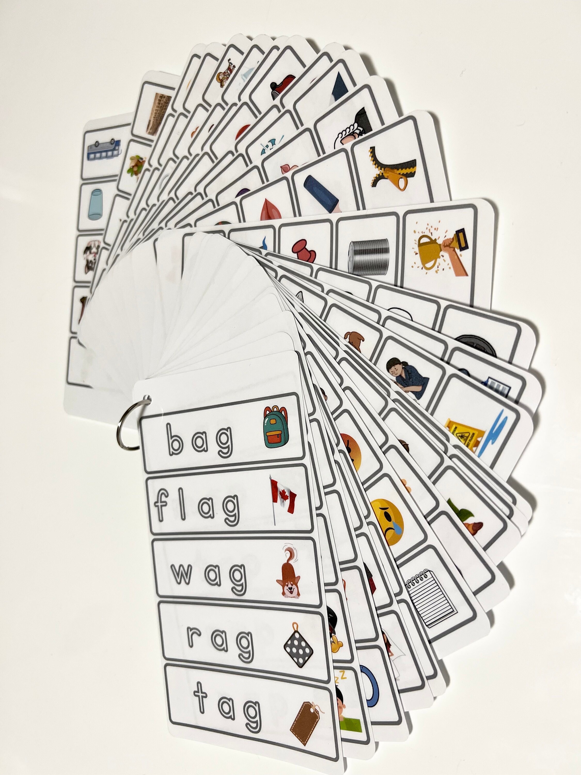 Printable CVC consonant Vowel Consonant Word Families - Etsy Canada