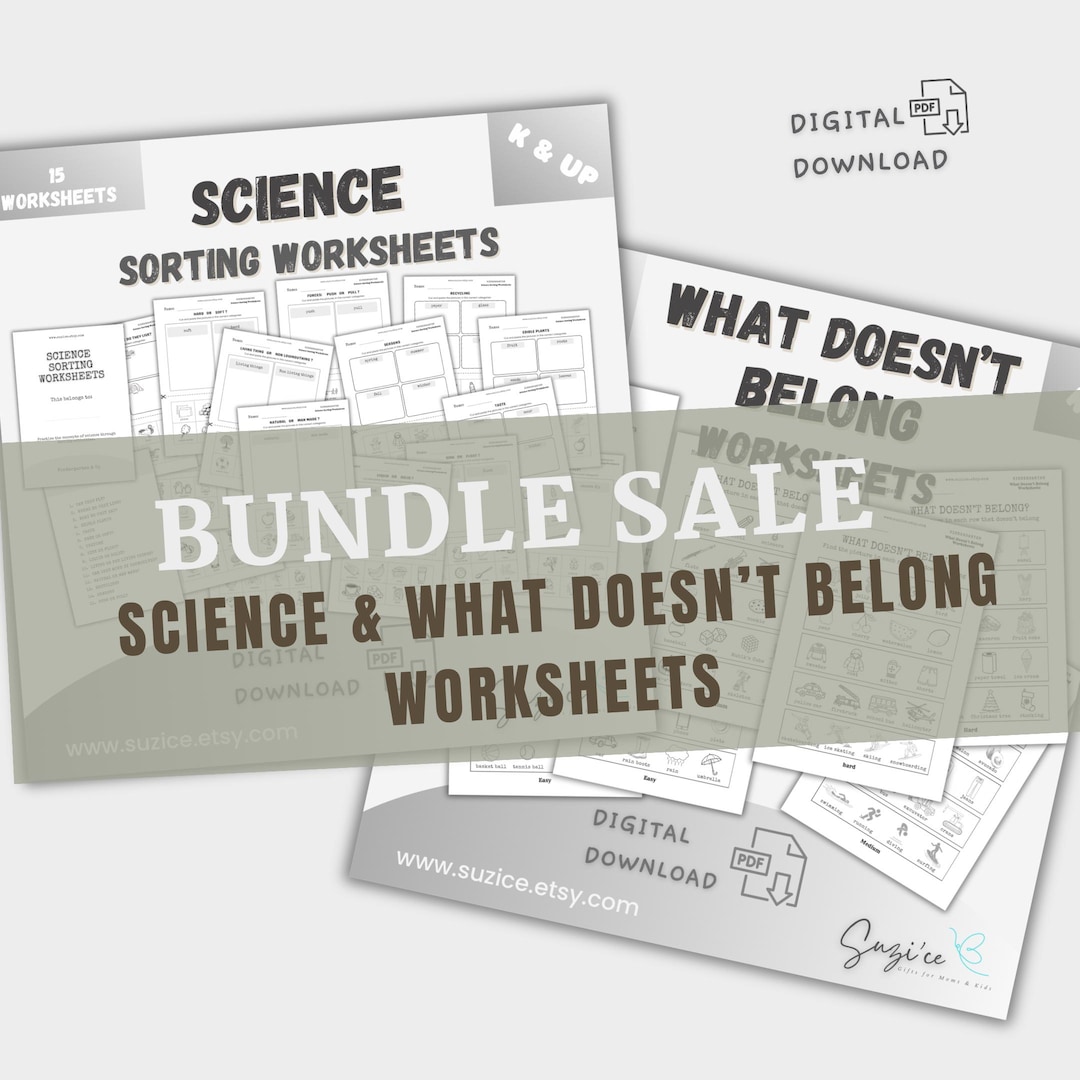 Kindergarten Teacher Worksheets Science Sorting Cut and Paste Kids What ...