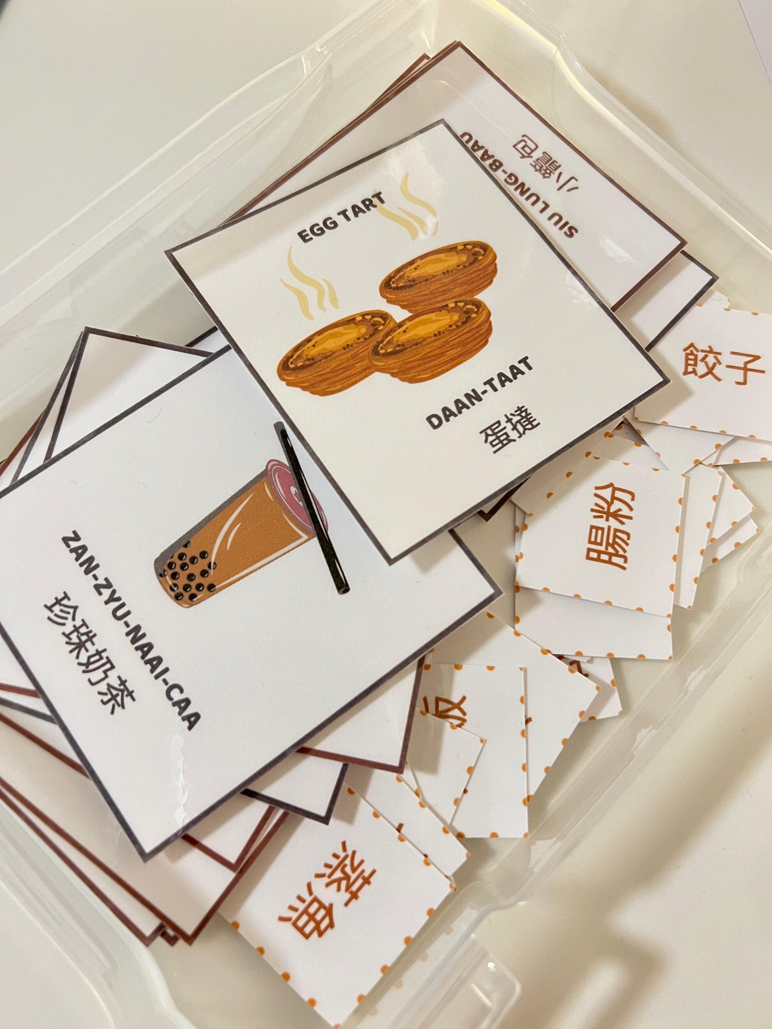 Chinese Food Flashcards to Educate Kids Toddlers to Write Read ...