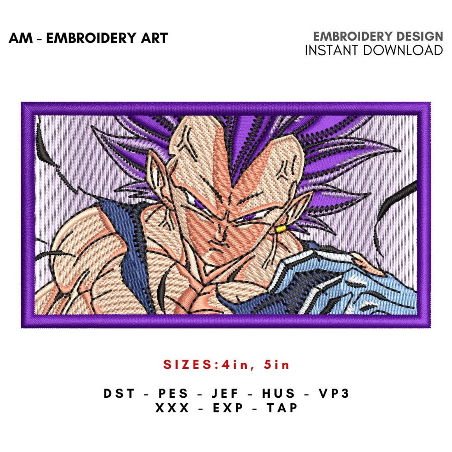 Digital File Embroidery Design - Db Ultra Ego Warrior - for DST, PES ...