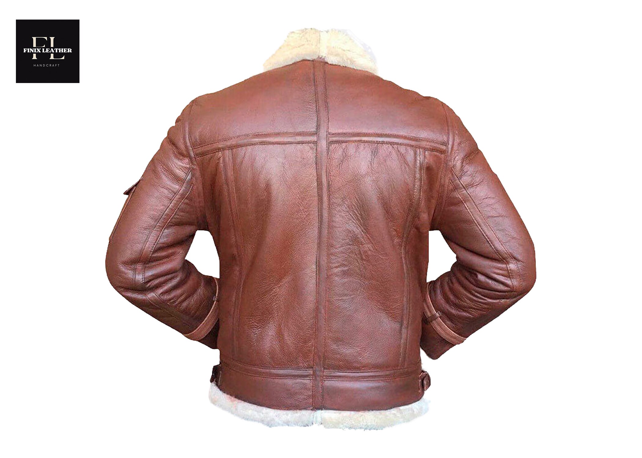 Aviator Jacket Men Brown RAF Aviator B3 Bomber Jacket Real - Etsy