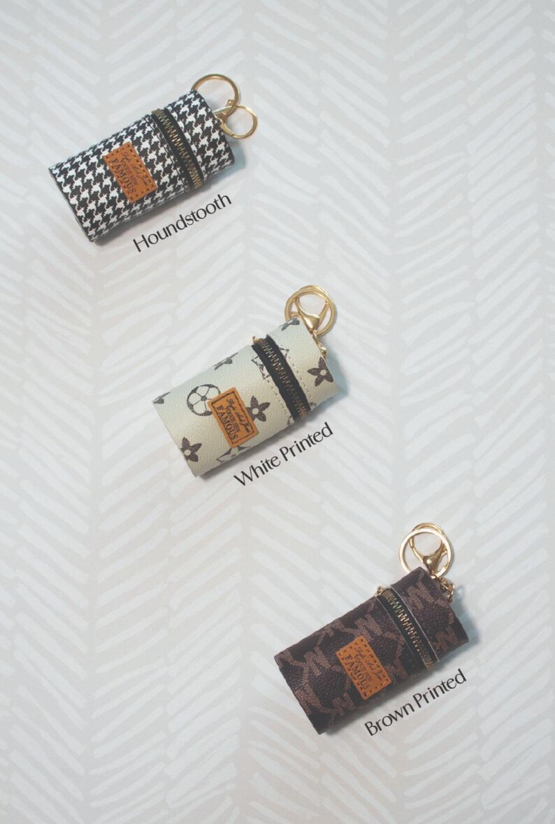 Lipstick Bag Holder Keychain Bundle Set - Etsy