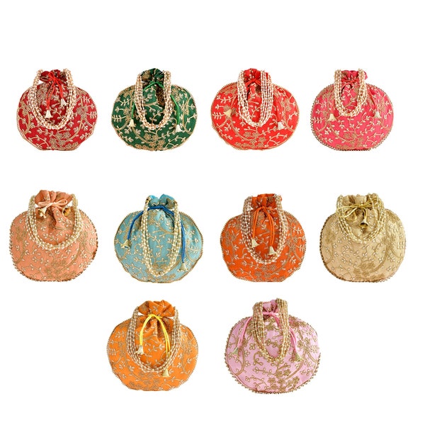 Potli Bags Embroidered - Etsy