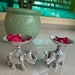 German Silver Elephant Platter, Set of 2 Pieces for Centre Table ...