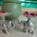 German Silver Elephant Platter, Set of 2 Pieces for Centre Table ...