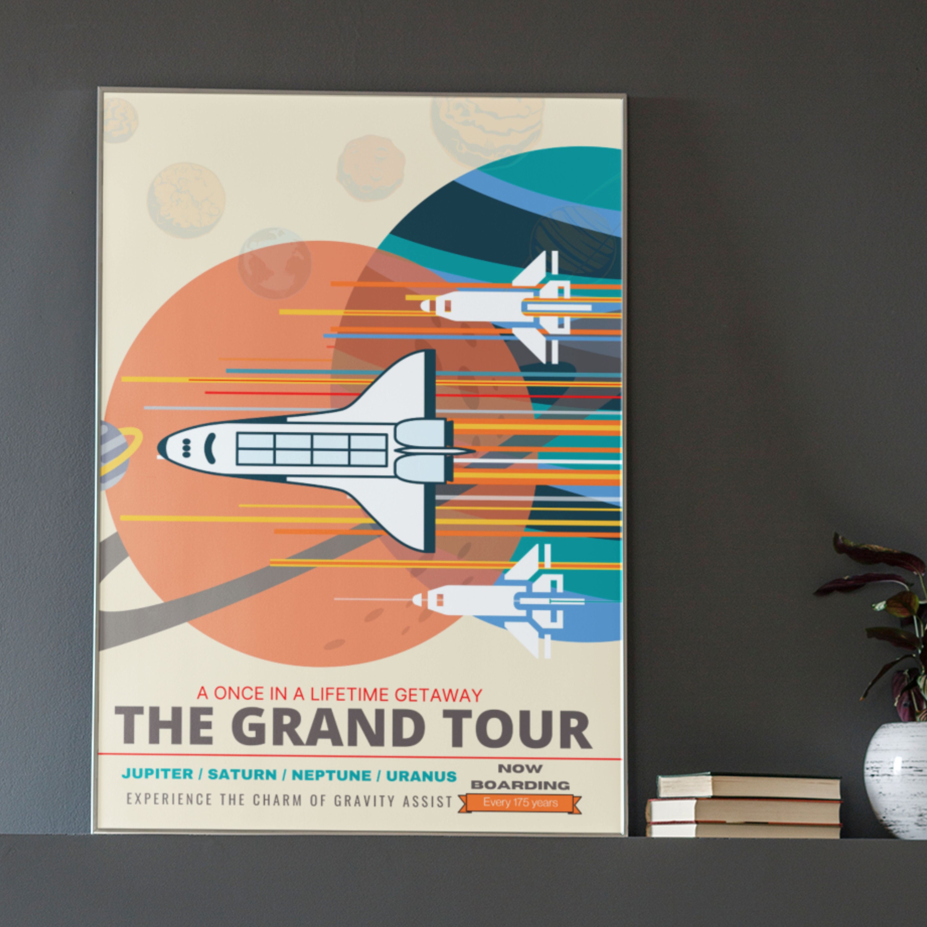 NASA Grand Tour Printable Poster. Digital Design - Etsy