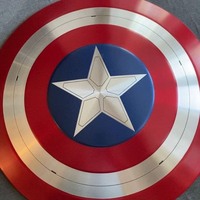 Winter Soldier Captain America Shield Metal Prop Replica Shield ...