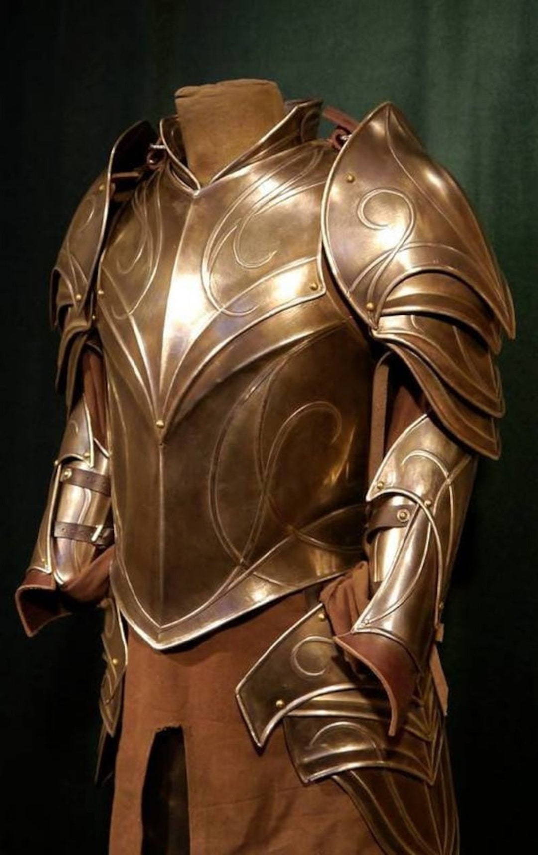 Medieval LOTR Elven Armor Wearable Lotr Half Body Armor Suit Halloween ...