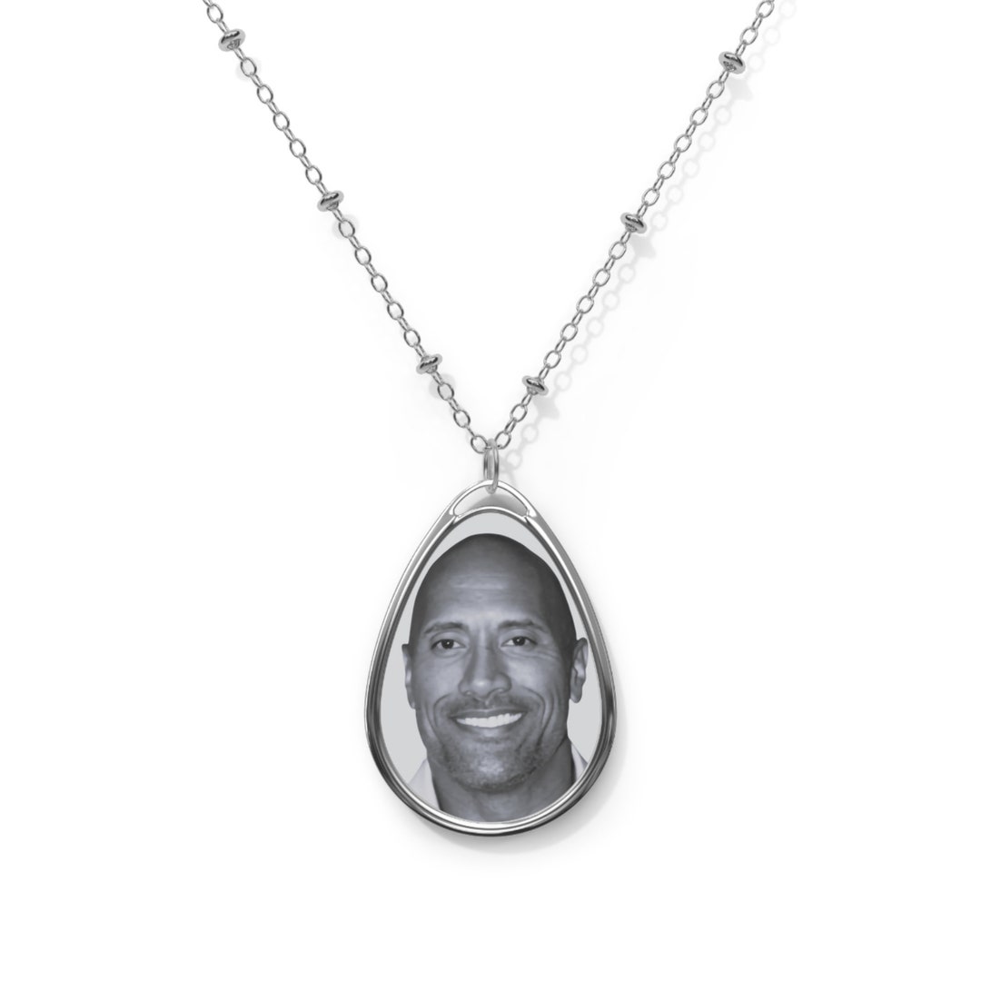 Dwayne Johnson Necklace | Celebrity Jewelry Gift Idea | Ornament for ...