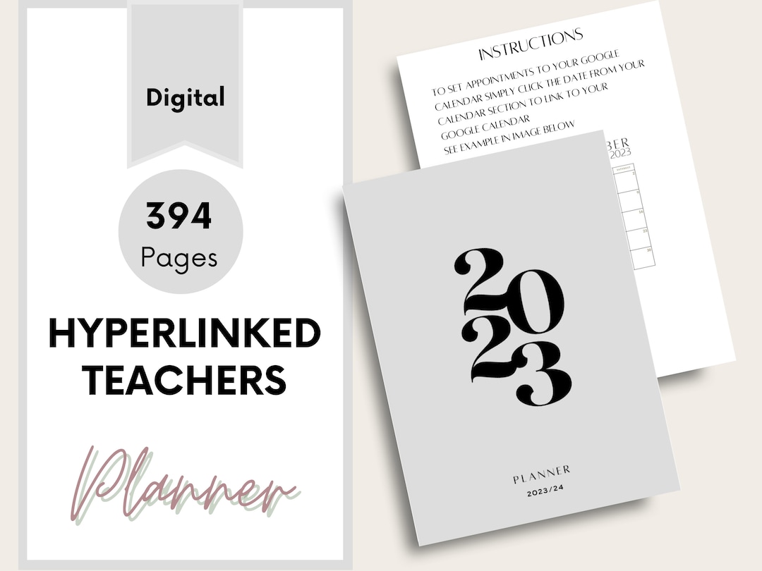 Digital Planners for Teachers | Teacher Calendar Digital 2023/24 ...
