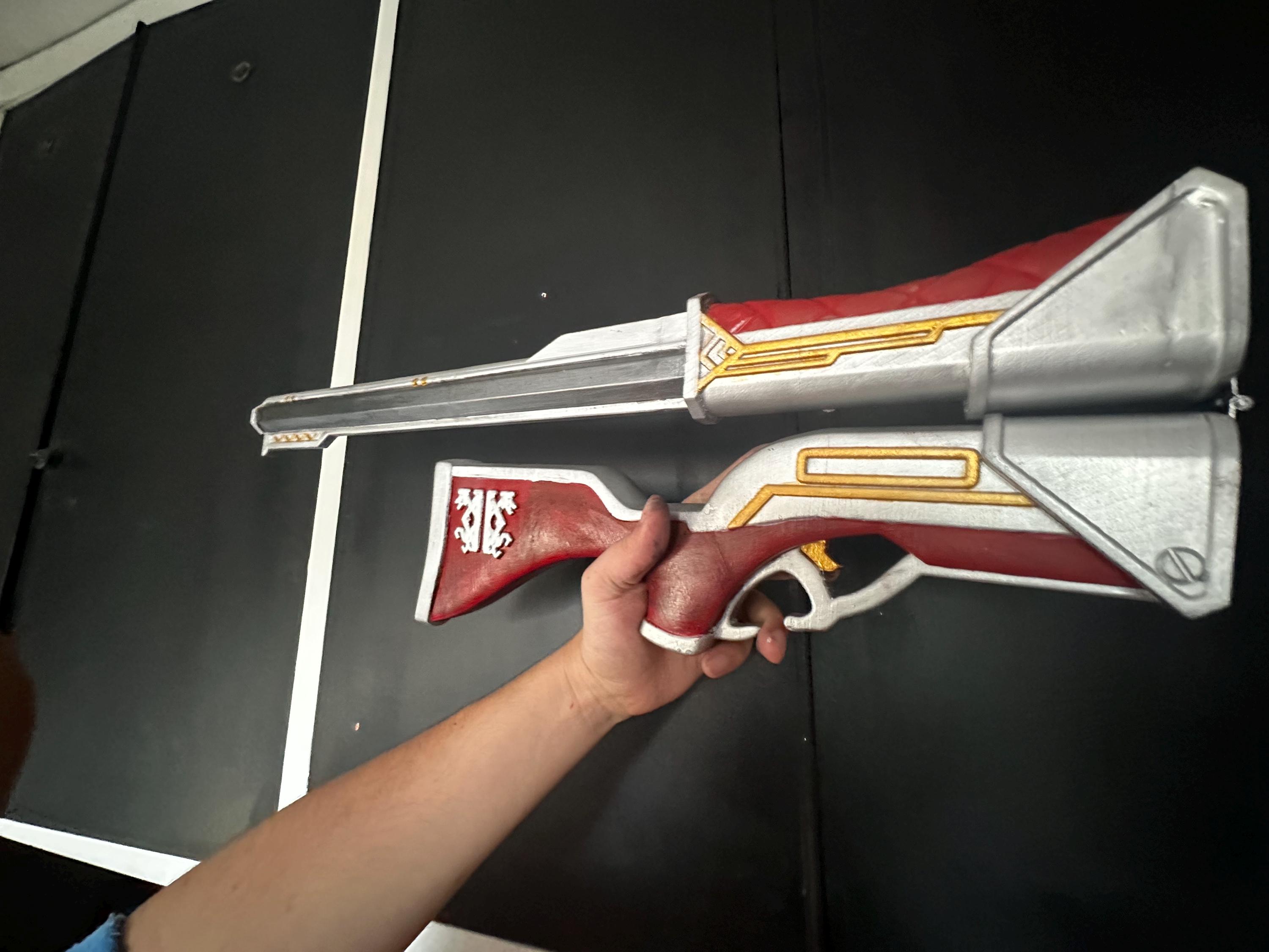CAITLYN RIFLE / 3D Printed / Hand Made and Painted/ Arcane / League of ...
