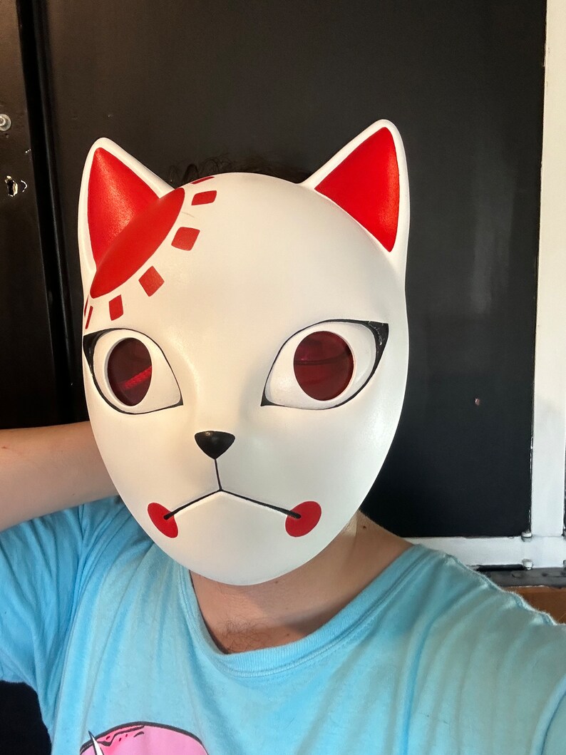 Tanjiro Mask / 3D Printed / Hand Made and Painted - Etsy