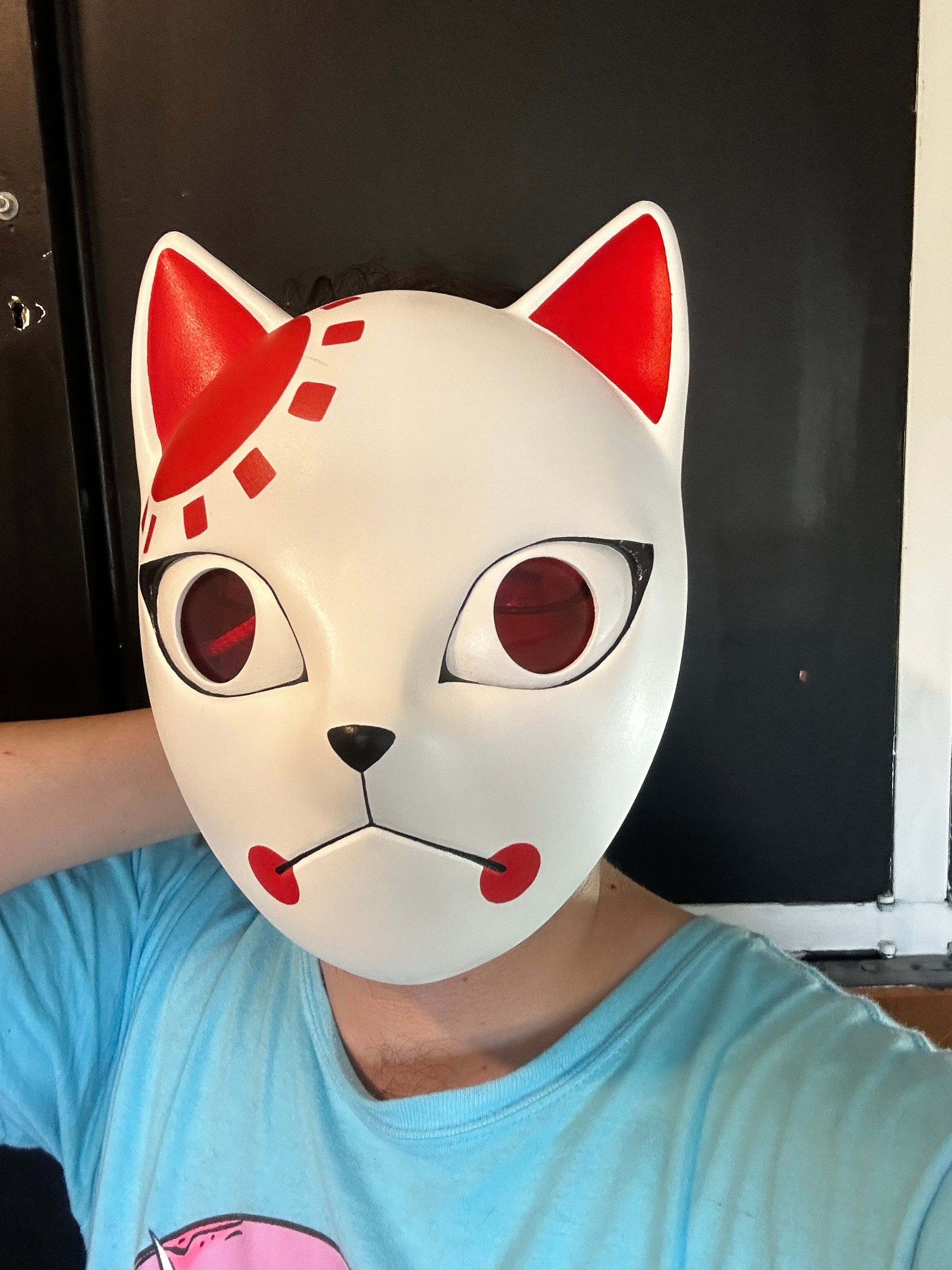 Tanjiro Mask / 3D Printed / Hand Made and Painted - Etsy