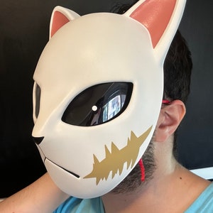 Sabito Mask / 3D Printed / Hand Made and Painted - Etsy