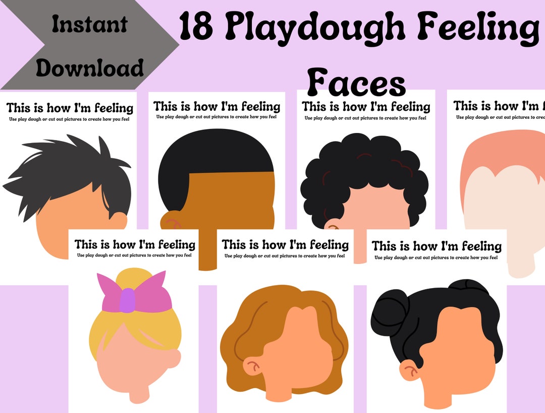 Social Emotional Feelings Playdough Placemats, School Counselor ...