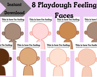 Social Emotional Feelings Playdough Placemats, School Counselor ...