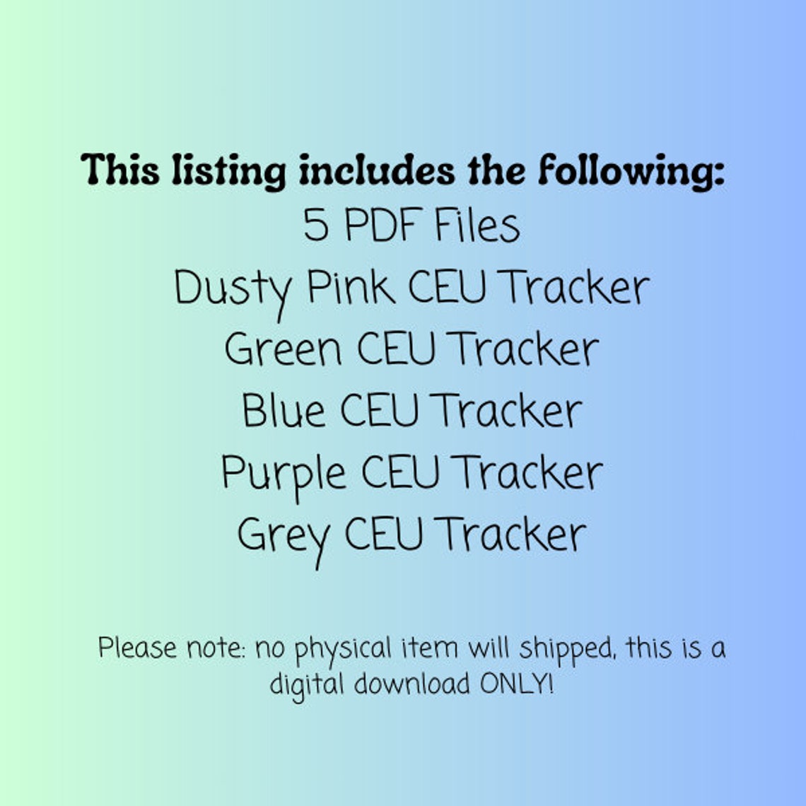 CEU Tracker Sheet: Professional Development Log (PDF) - Etsy