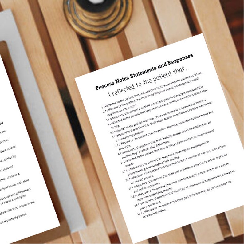 Psychotherapy Process Note Cheat Sheet: Therapy Tool (PDF Download) - Etsy