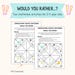 Would You Rather Chatterbox Printable | Paper Fortune Teller Game for ...