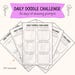 30 Daily Doodle Prompts for Kids | Printable Drawing Challenge ...