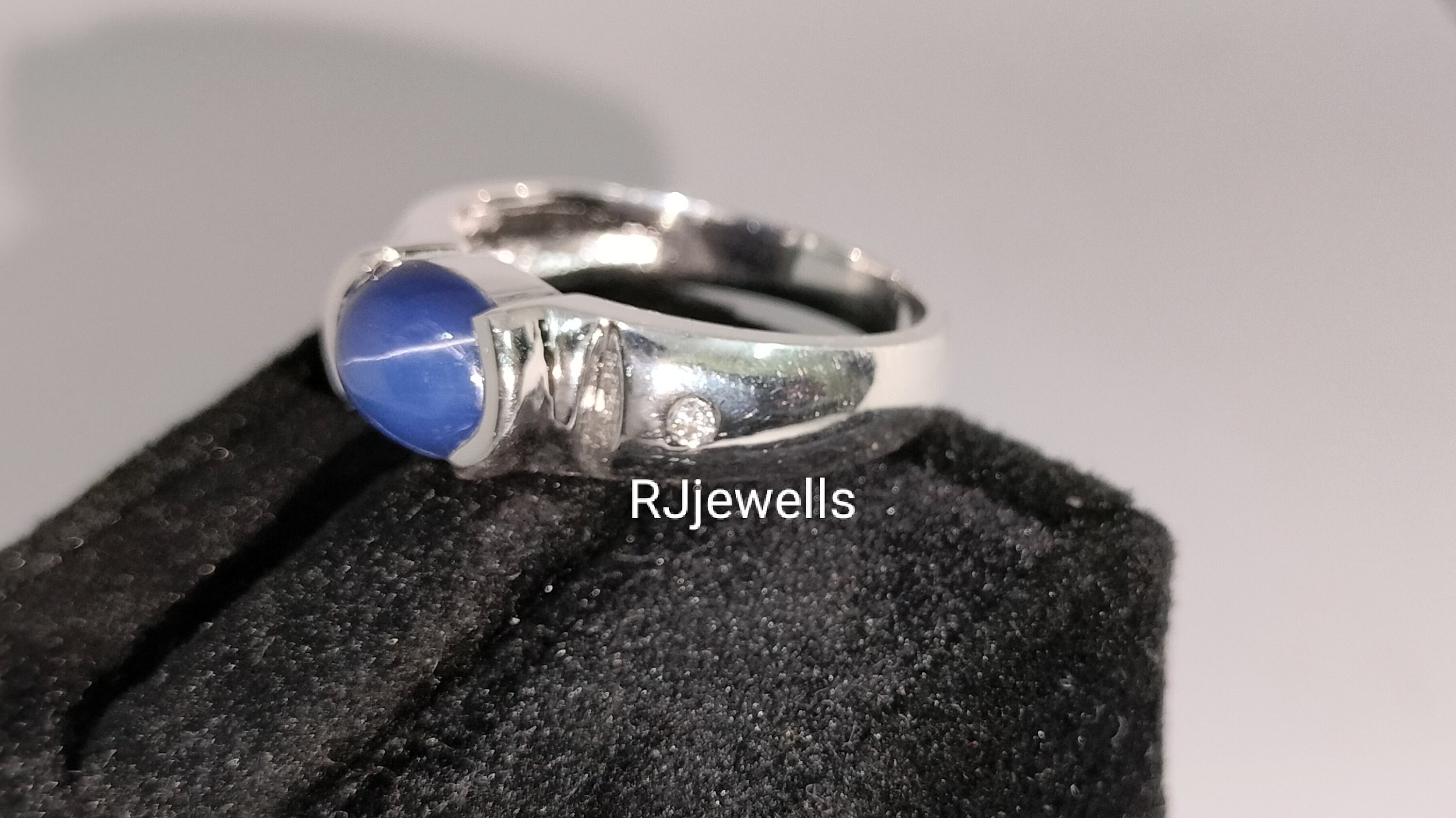 Blue Star Men's Ring, Lindy Star Ring, Handmade Ring, Solitaire Ring ...